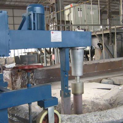 China 1 - 3ml Injection Volume Rotary Flux Injector 0 - 300mm/s For Refining Aluminum for sale