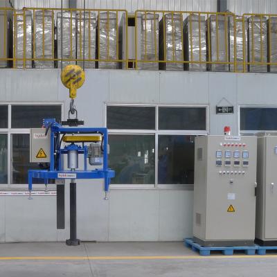 China Aluminum Refining Self Propelled Flux Injection Machine AC220V / 50Hz For Industrial Automation for sale