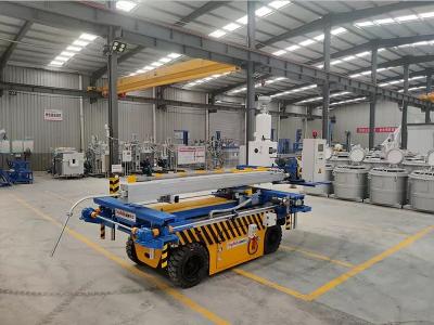 Cina Macchine mobili automatiche di raffinazione e disgasamento per liquidi di alluminio fuso in vendita