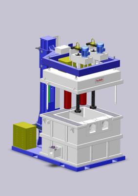 China 47KW Rotary Degassing Unit for Aluminum Casting 0.2-0.4 MPa Water Cooling for sale