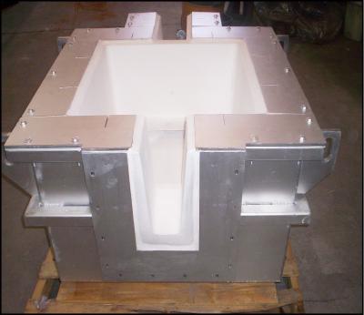 China Temperature Filtration Box with 60 PPI Plate Mesh Max Temperature of 850C and Sealing of Ceramic Fiber for sale