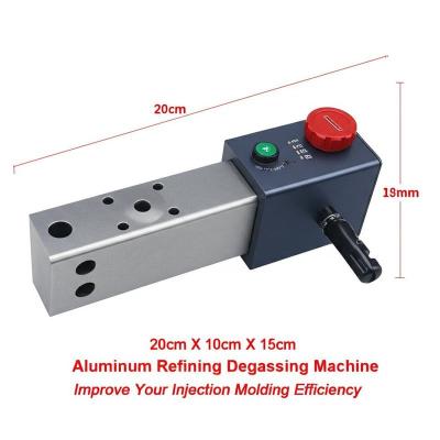 China 20cm X 10cm X 15cm Aluminum Refining Degassing Machine Improve Your Injection Molding Efficiency for sale