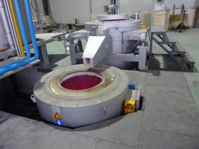 China ±1C Temperature Control Accuracy Aluminum Melting Furnace With Temperature Alarm And Air-cooled Cooling Method for sale