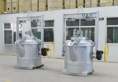 Cina Siviere di alluminio fuse di trasferimento di 1200 chilogrammi in vendita