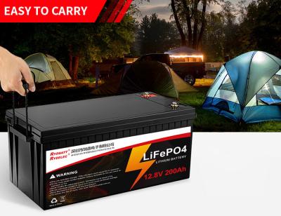 China Rechargeable 12V LiFePO4 Lithium Battery Built In 100A BMS Lithium Ion Battery Packs for sale