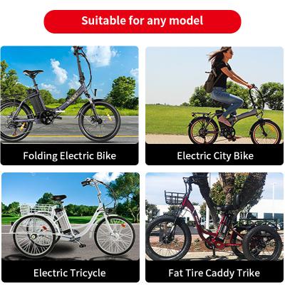 Cina Vita elettrica di volte del pacchetto 48V 10.4Ah 500-1000 della batteria della bicicletta del pesce d'argento in vendita