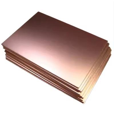 中国 T2 H65 H62 C1100 C1220 C2400 C2600 0.5mm 1mm 2mm 明るい銅プレート/銅シート/kg 販売のため