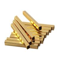 China Square Copper Pipe with Non-secondary Processing Service 99.9% Pure Copper Material for sale