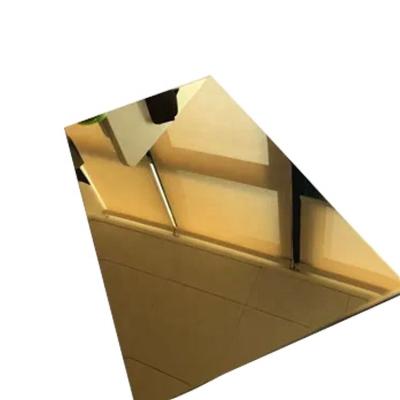 Cina 321 SS Piastra oro in acciaio inossidabile Finitura superficiale Specchio Finitura Titanio Oro Colorato in vendita
