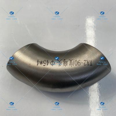 Κίνα Nonmagnetic μη τοξικός αγκώνας τιτανίου Gr2 45OD*4 προς πώληση