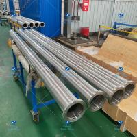 China Dark Grey Metallic Luster Titanium Tube Target Low Elastic Modulus for sale