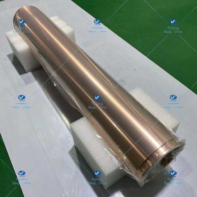 China 99.97% Oxygen Free Copper Durable Metal Tube Target for sale