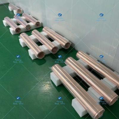 China 99.97% Oxygen Free Copper Durable Metal Tube Target for sale