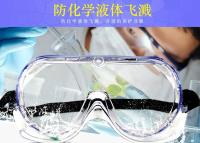 China Indirect Venting Disposable Protective Goggles Soft Face Frame Wide Vision Field for sale