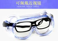 China Splash Proof Disposable Protective Goggles PVC Material CE / EN 166 Approved for sale