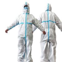 China Sterilized Disposable Protective Suit SMS / PP PE Material No Dust / Mildew for sale