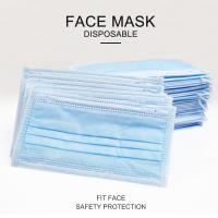 China 3 Layer Earloop Medical Mask Meltblown Filtration Middle Layer CE Certified for sale