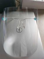 China Kitchen Glass Frame Adjustable Disposable Face Shield for sale