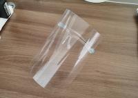 China Transparent Elastic Band PET Plastic Face Shields for sale