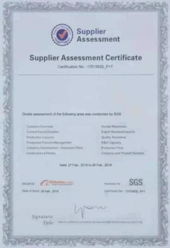 - Weifang Shunyong Business And Trade Co.，Ltd