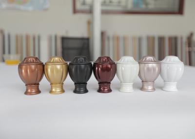 Cina Tenda decorativa Rod End Caps del salone 10cmx28mm in vendita
