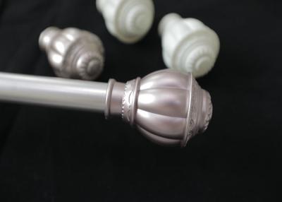 Cina Zucca di plastica a forma di	Finials di Palo della tenda di 28mm in vendita