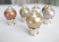 China Classical Injection Molding Window Curtain Rail Finials 16mm 28mm Plastic Metal for sale