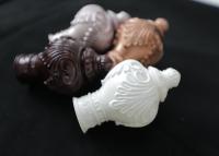 China Decorative Classical Plastic Curtain Rail Finials 16mm 19mm 22mm 25mm 28mm for sale