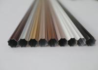 China 0.35mm Adjustable Curtain Rod Aluminum Alloy 1.2mm Thickness Custom Length for sale