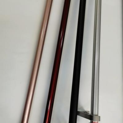 China Window 6.3m 22 Inch Polished Chrome Curtain Pole for sale