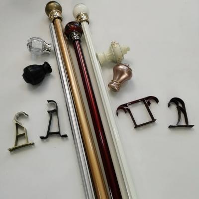 Cina Aste della tenda stile americane del ferro battuto di 28mm 6.7m in vendita