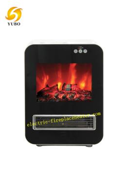 Cina Pavimento regolabile in bianco e nero che sta camino elettrico 1000W/2000W in vendita