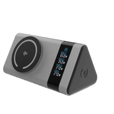 China Fast Charging Desktop Charger Wireless Power Bank Multi Port USB 130W for sale
