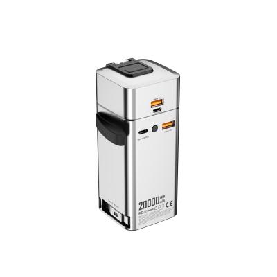 China Fast Charge AC Plug Power Bank High Capacity 20000mah with 100W LED Display for sale