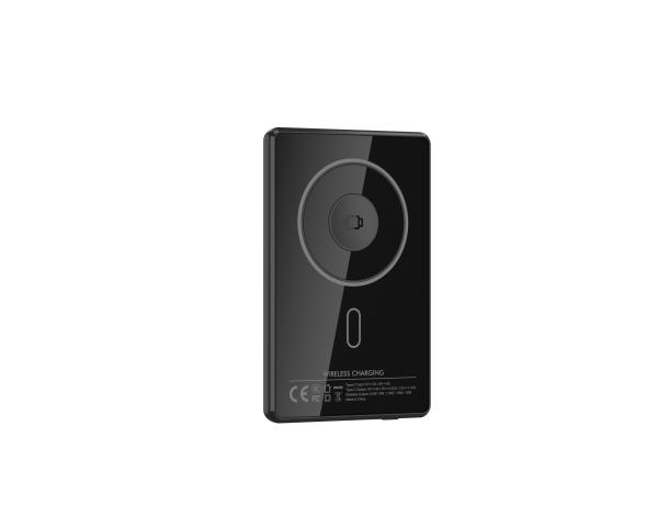 Quality Wireless Charging Power Bank Ultra Slim Magnetic 5000mAh Portable Charger with Fast 18W Type C Input for Quick Recharge for sale