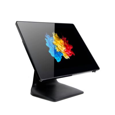 중국 15+15 인치 TFT 패널 LCD 터치 스크린 POS 시스템 카르아프 Pos 출납원 등록 판매용