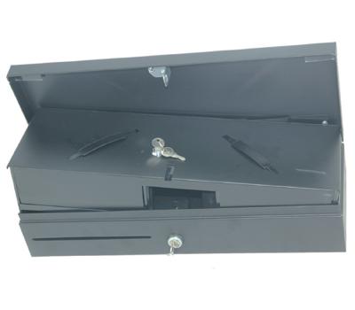 Cina Mini cassetto nero Flip Top Metal Cash Box dei contanti di posizione di RoHS 6V 12V in vendita