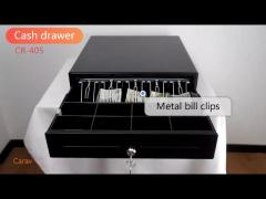 12V 24V Micro Switch 3 Lockable RJ11 POS Cash Drawer 405mm Width