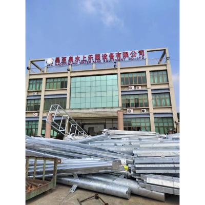 Quality Amusement Park All Ages Fiberglass Custom Waterslides For Water Park Fun for sale