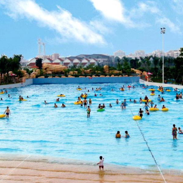 China Wave Pool Equipment With Lifeguards Wave Patterns And Lighting Effects supplier