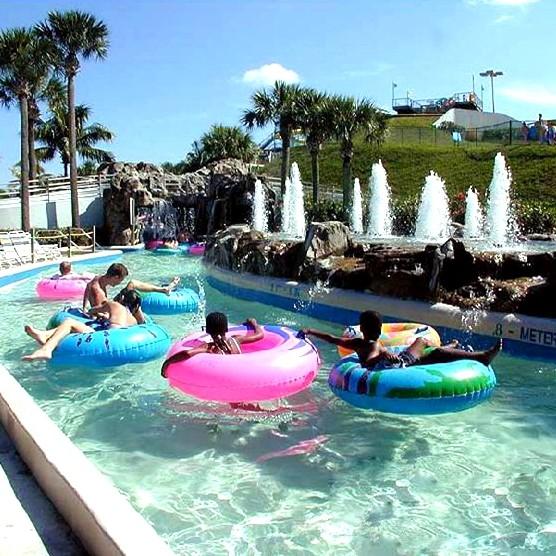China Relaxing Water Park Lazy River For All Ages With Different Landscape supplier
