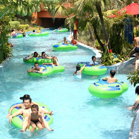 China Tranquil Water Park Lazy River Adventure Cruise With Lifeguards For All Ages supplier