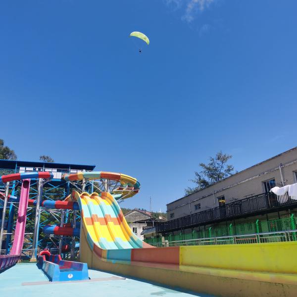 Quality Environmental Friendly RAL Color Spiral Water Slide High Speed for sale