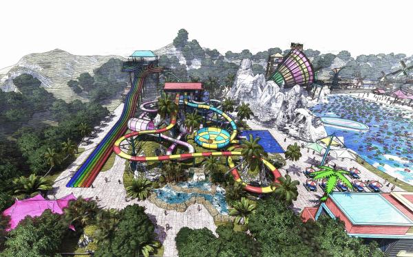 China Innovative Water Park Design / Water Park Conceptual Design Featuring Filtration And Chlorination supplier
