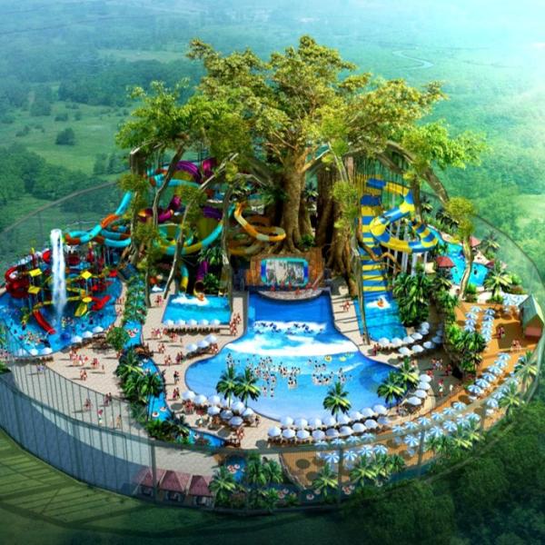 Quality Customization Fiberglass Water Park Design Theme Park Concept Design for sale