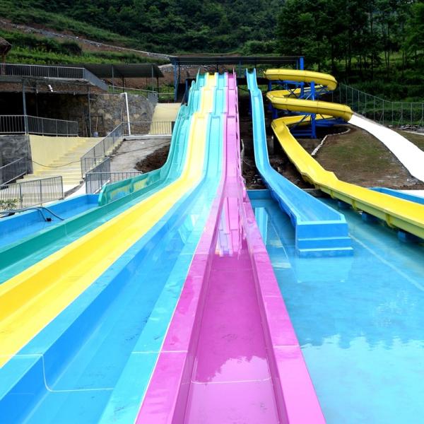China Family Friendly  amazing Commercial Fibreglass Water Slides For Aqua Park supplier
