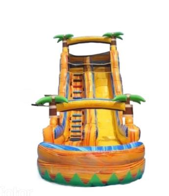 Cina Grandi scivoli gonfiabili con piscina Adult Water Slide Bounce House Slide gonfiabile in vendita