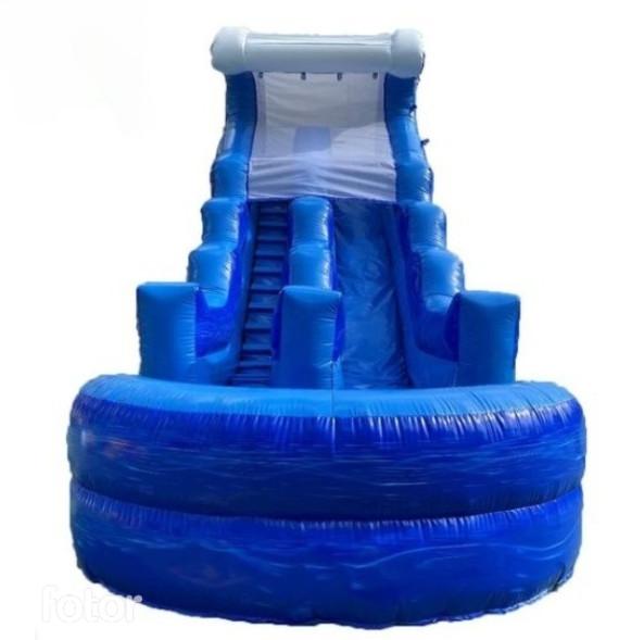 Quality Large Inflatable Water Slide With Pool Adult Water Slide Bounce House Inflatable for sale
