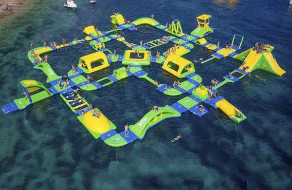 China Hot Welding Thrilling Adventure Inflatable Water Park For Children supplier