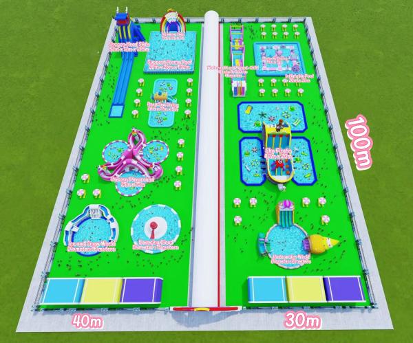 China Customizable INFLATABLE WATER PARK for Your Water Park Business supplier